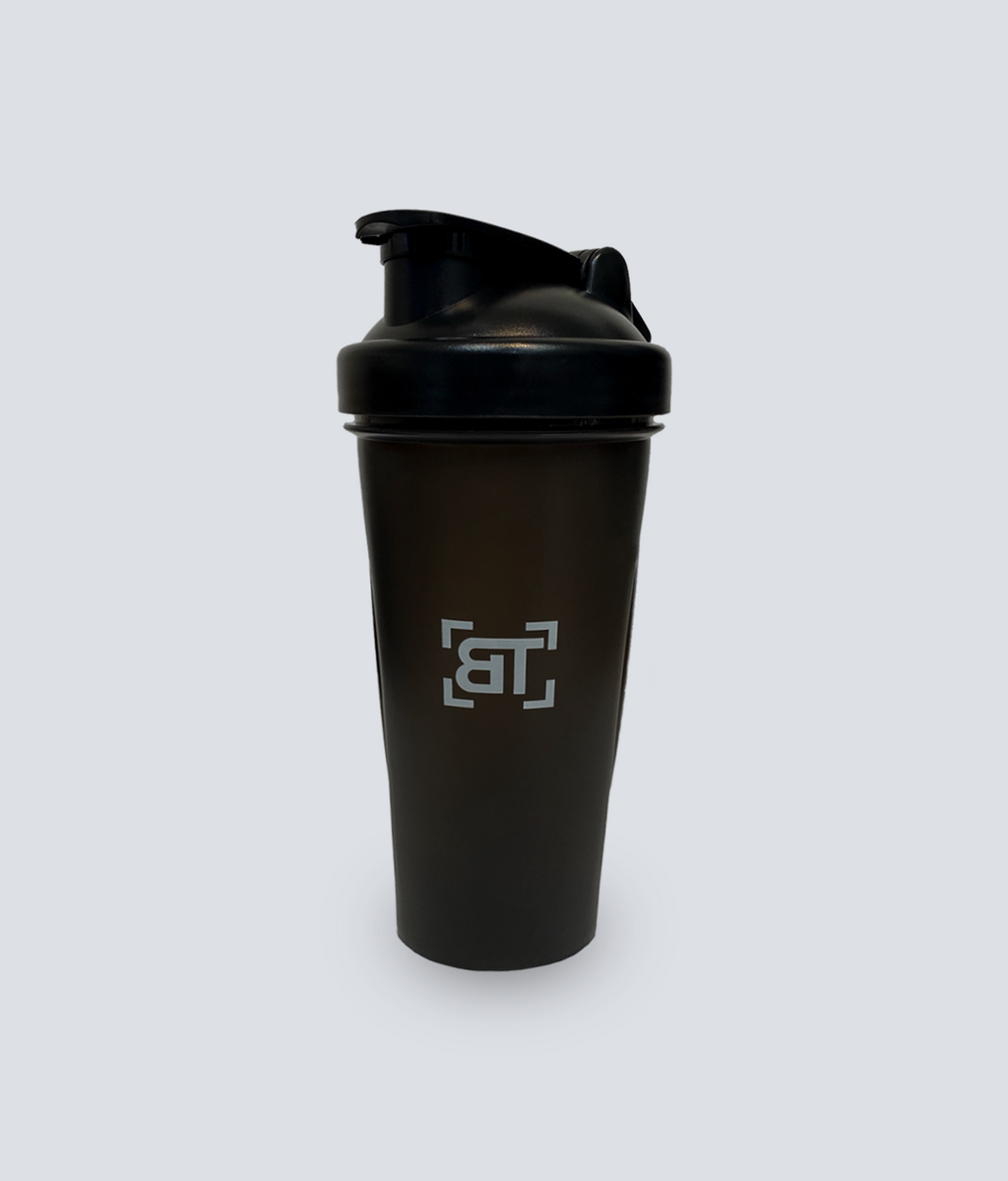 SHKR . Plastic Shaker Bottle - Black – Born Tough